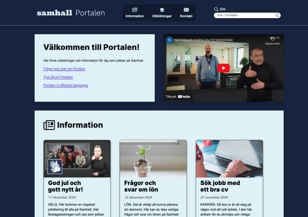 Vill du veta mer om jobb på Samhall? | Samhall - Sveriges viktigaste företag